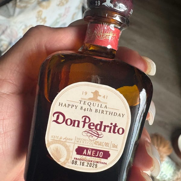 Mini Party Favors Don Julio Label Tequila Customized Label for 21st ...