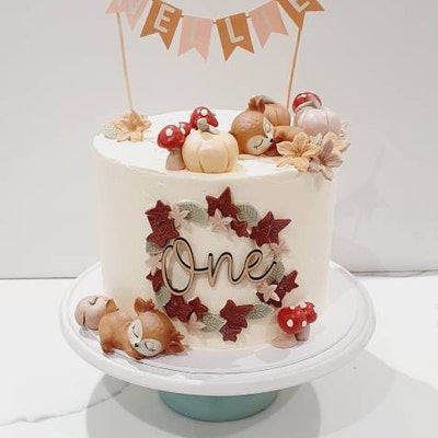 Personalised Pastel Rainbow Cake Topper, Personalized Pastel Pink Cake ...