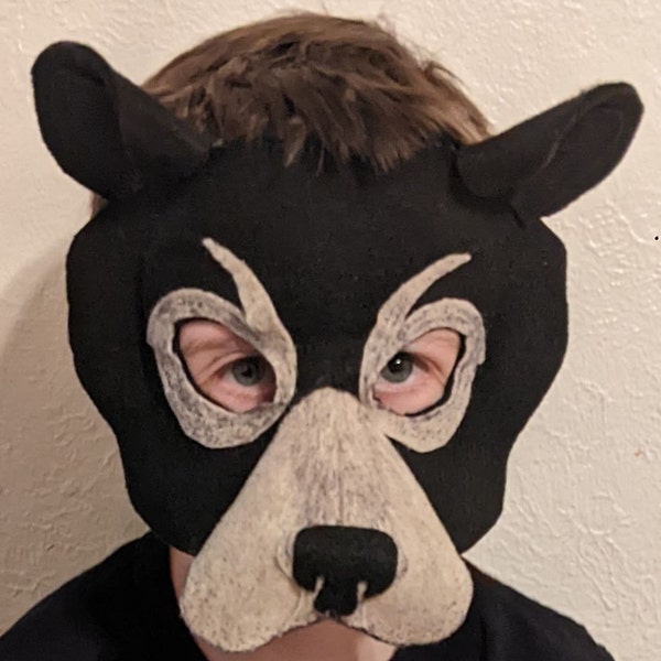 Bear Mask PDF Pattern - Etsy