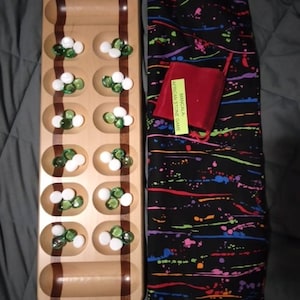 Mancala African Stone Game - Etsy