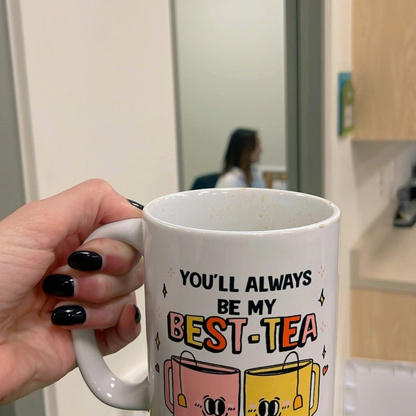 Custom Best Friend Mug, Bestie Ceramic Cup Personalized, Best Friend ...