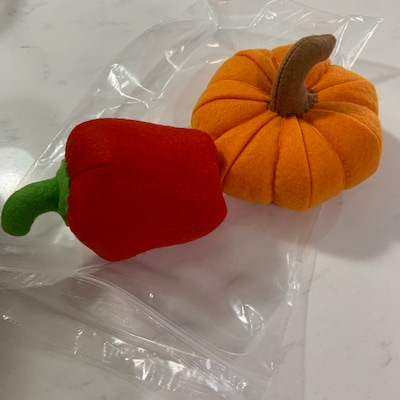 Pepper Play Food felt Food, Vegetables, Fruit, Pretend Play Kids ...