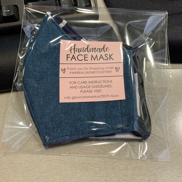 Face Mask Packaging - 100pcs 6x9 Clear Cello Resealable Bag With Self ...