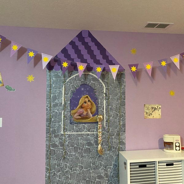Tangled Flag Banner - Custom Cut - Customizable Sizes and Colors - Etsy