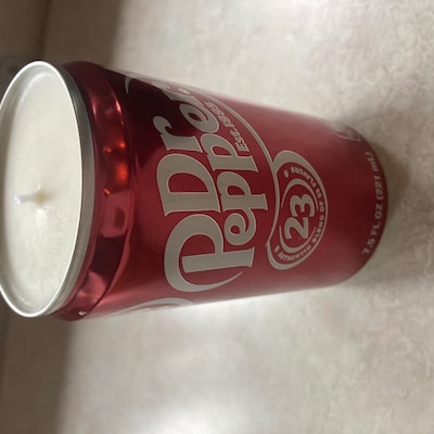 Dr Pepper Scented Soy Wax Candle Hand Poured Dr Pepper Custom Scented ...