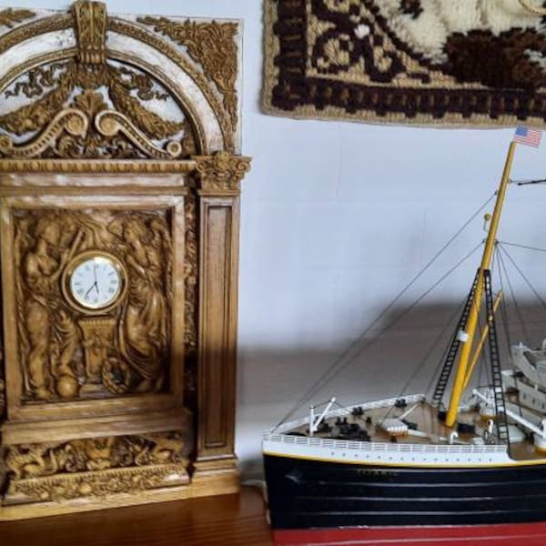 Titanic AFT Clock With Architectural Surround - Etsy