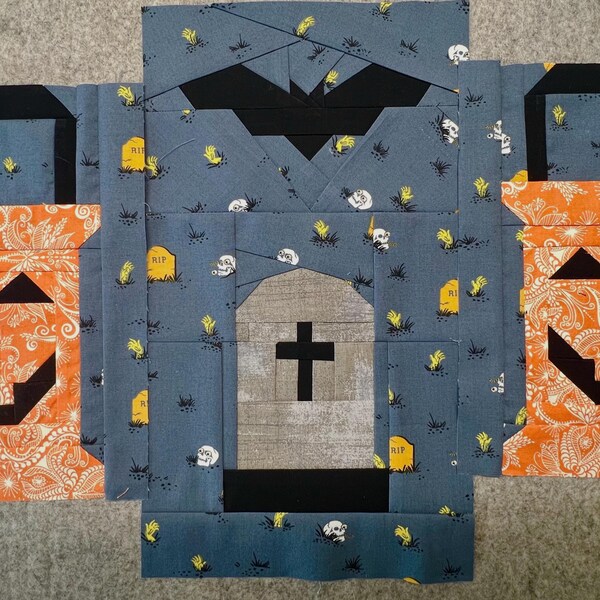 Bat Paper Piecing Pattern, PDF - Etsy