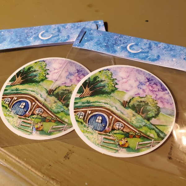 Hobbit House, Shire, Lord of the Rings Inspired Vinyl Sticker - Etsy