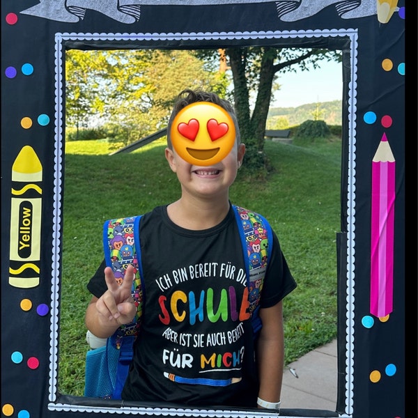 1st Day of School Photo Prop Sign, First Day of School Photo Booth ...