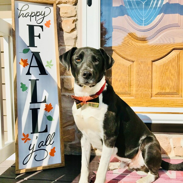 Happy Fall Yall Fall Porch Sign, Fall Wood Porch Leaner Sign, Farmhouse ...