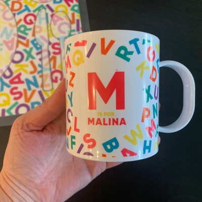 Personalized Alphabet Plate Set for Kids Cute ABC Themed Plate for ...