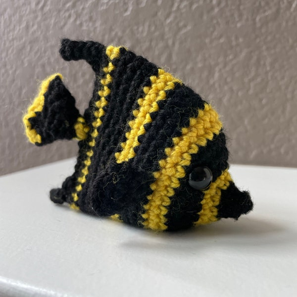 PATTERN: Angelo the Angelfish Pattern - Amigurumi Angelfish Pattern ...
