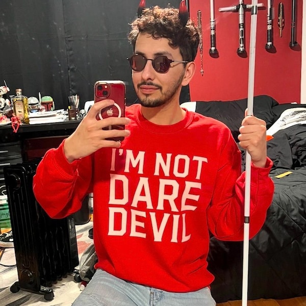 I'm Not Daredevil Sweatshirt, I'm Not Daredevil Shirt, I'm Not ...