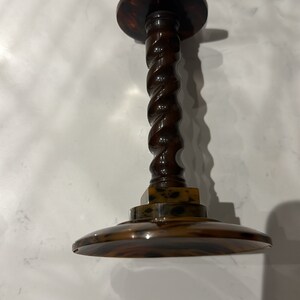 Rare Pair of Antique Diamond Princess Candlesticks in Solid Brass Made ...