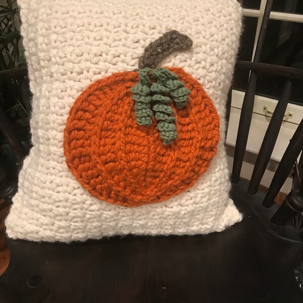 Crochet Pillow PATTERN // Crochet Fall Decor Pillow // Autumn Decor ...
