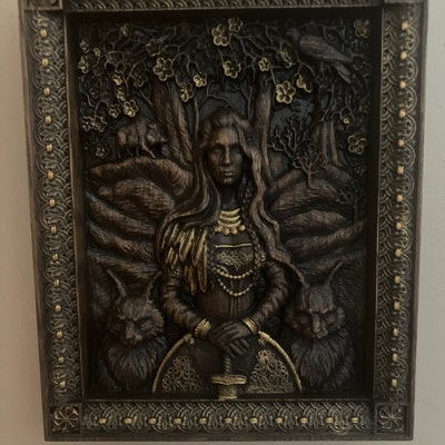 Valkyrie Goddess Art, Norse Valkyrie Wooden Wall Hangings, Valkyrie ...