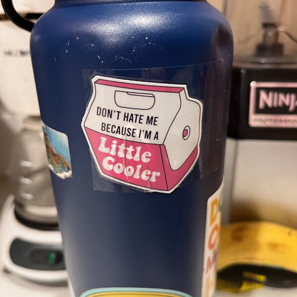 Little Cooler Vinyl Sticker, Vinyl Decal Sticker for Laptops, Cars ...