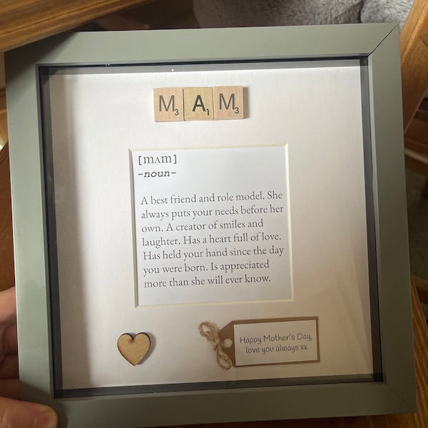 Personalised Mum Frame. Mother Meaning Frame. Mother’s Day Gift. - Etsy UK