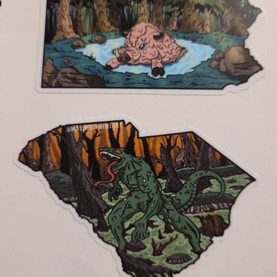 Cryptids of the United States Map with a Legend 24x36 - Etsy