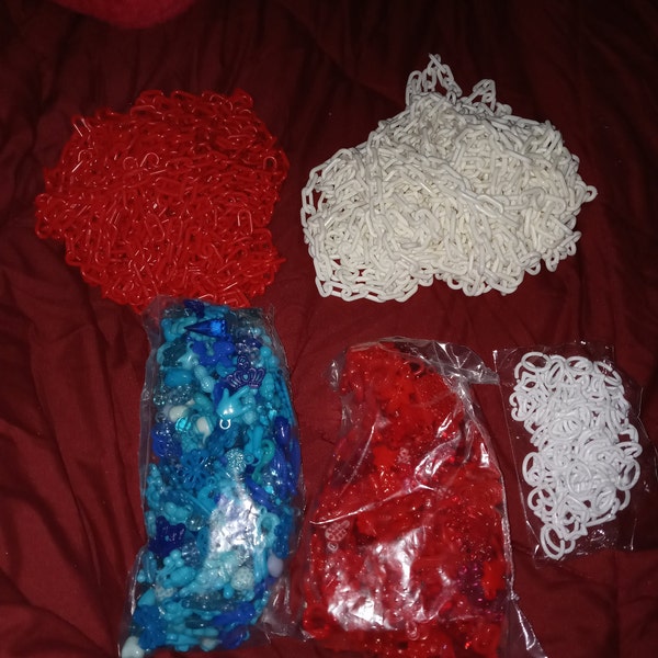 20 Feet - High Quality 3mm Plastic Chain for Craft, DIY Bird Toys ...