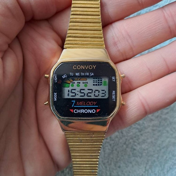 Convoy PF PAM352 Chronograph Melody Alarm. Vintage Original Digital ...
