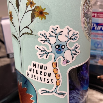 Medical Pun Stickers Science, Medicine, Pre-med, Anatomy Water Bottles ...