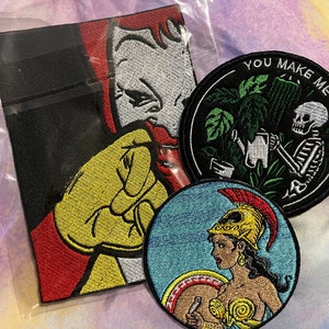 Creation of Adam Iron on Patch, Micheangelo, Art, Biblical, Sistine ...