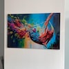 Beautiful Stained Glass Effect Wall Art, HD Digital Print on Glass ...