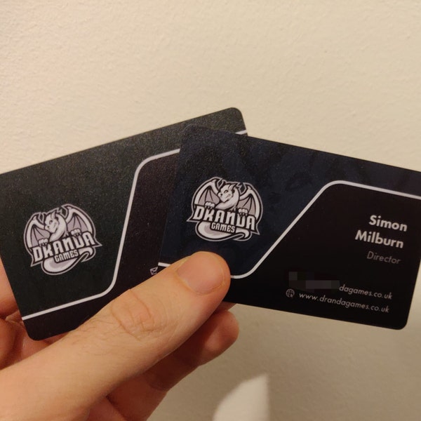 1 X Personalized PVC NFC Digital Business Card | Tap Vcard With QR Code ...