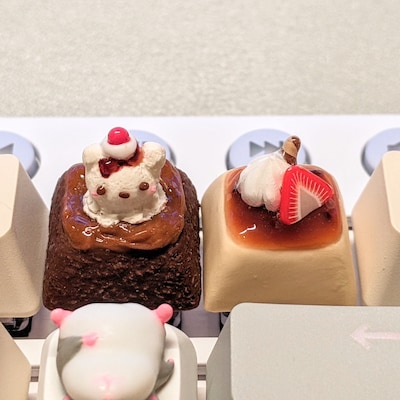 Strawberry Bear Keycap Artisan Keycaps - Etsy