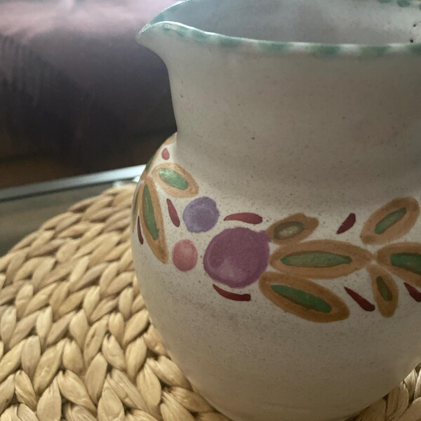 HONITON POTTERY VASE, Jacobean Pattern, Vintage and Hand Painted - Etsy UK