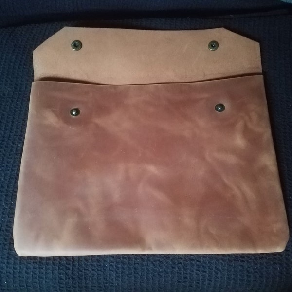 Leather Document Holder, Leather Paper Portfolio, A4 Document Organizer ...