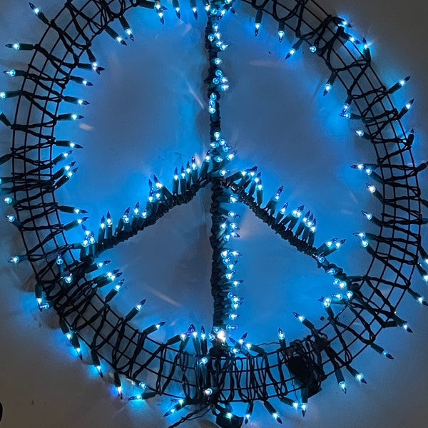Made to Order Special, Limited, Edition, 15in Lighted PEACE Sign ...