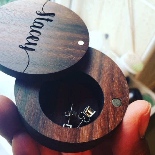 Personalised Wooden Engraved Ring Box - Etsy