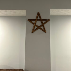 Large Farmhouse Wooden Star - Etsy