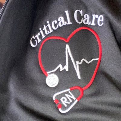 Nurse Jacket Critical Care Nurse Jacket RN Zip Sweatshirt Nurse Gifts ...