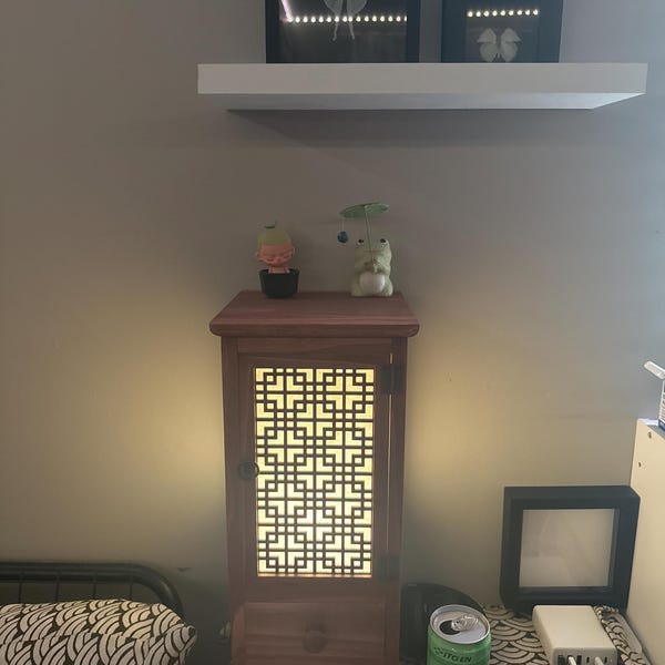 HANJI Paper Door Lamp - Korean Traditional Window Art, Mood Light ...