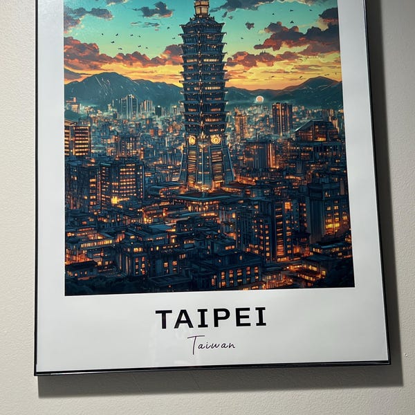 Impressão da cidade de Bangkok, pôster de viagem em preto e branco ...