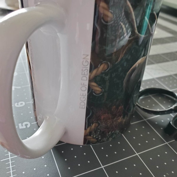 Bull Elk, Mug, Template, Full Wrap, Sublimation Design, Digital ...