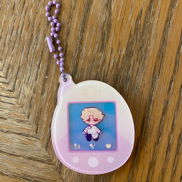 Alien Stage Tamagotchi Rainbow Acrylic Keychains - Etsy
