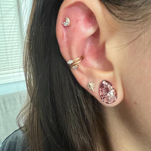 Transgender Pride Ombre Gauged Earrings,lgbtqia, Customizable Gauges ...