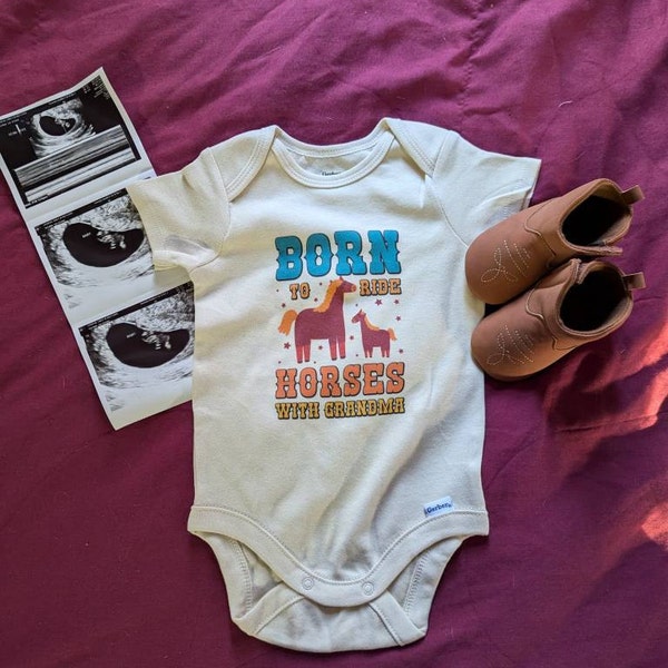 Is It Too Soon to Ask for a Pony Baby Cowgirl Funny Baby Onesie® Western Natural Infant Bodysuit ...