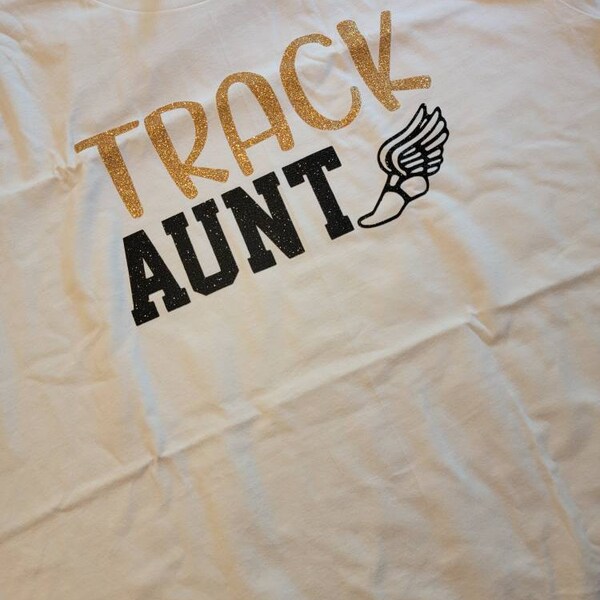 Glitter Track Mom Shirt | Track Spirit Wear | Track Bling | Bella ...