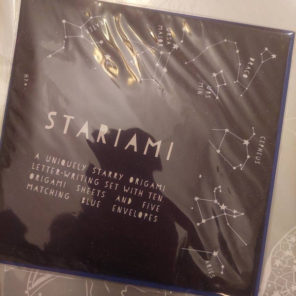 CONSTELLATIONS ORIGAMI PAPER Letter Writing Set 'stariami' Starry ...