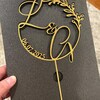 Cake Toppers Are Birthday Personalised, Gold Cake Toppers for Wedding ...