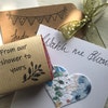 Plantable Eco Wedding Favours Seed Heart Favours Wildflower - Etsy