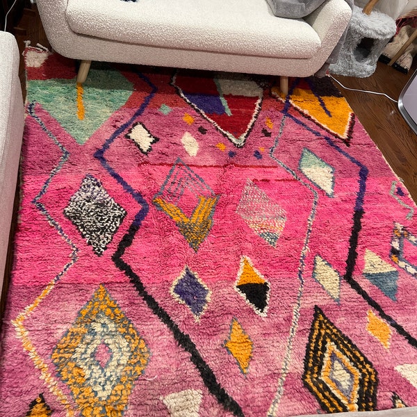 Custom Moroccan Rug - Wool Rug - Handmade Rug - Moroccan Rug - Shag Rug ...