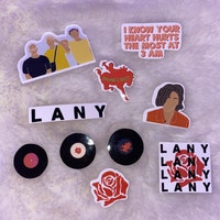 LANY Sticker Pack - Etsy