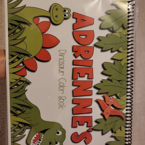 Personalized Preschool Workbook Dinosaur Theme Toddler Morning ...