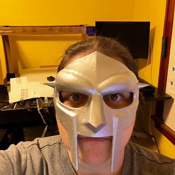 MF Doom Mask Papercraft: 3D Low-poly DIY Cosplay (PDF Template - Etsy